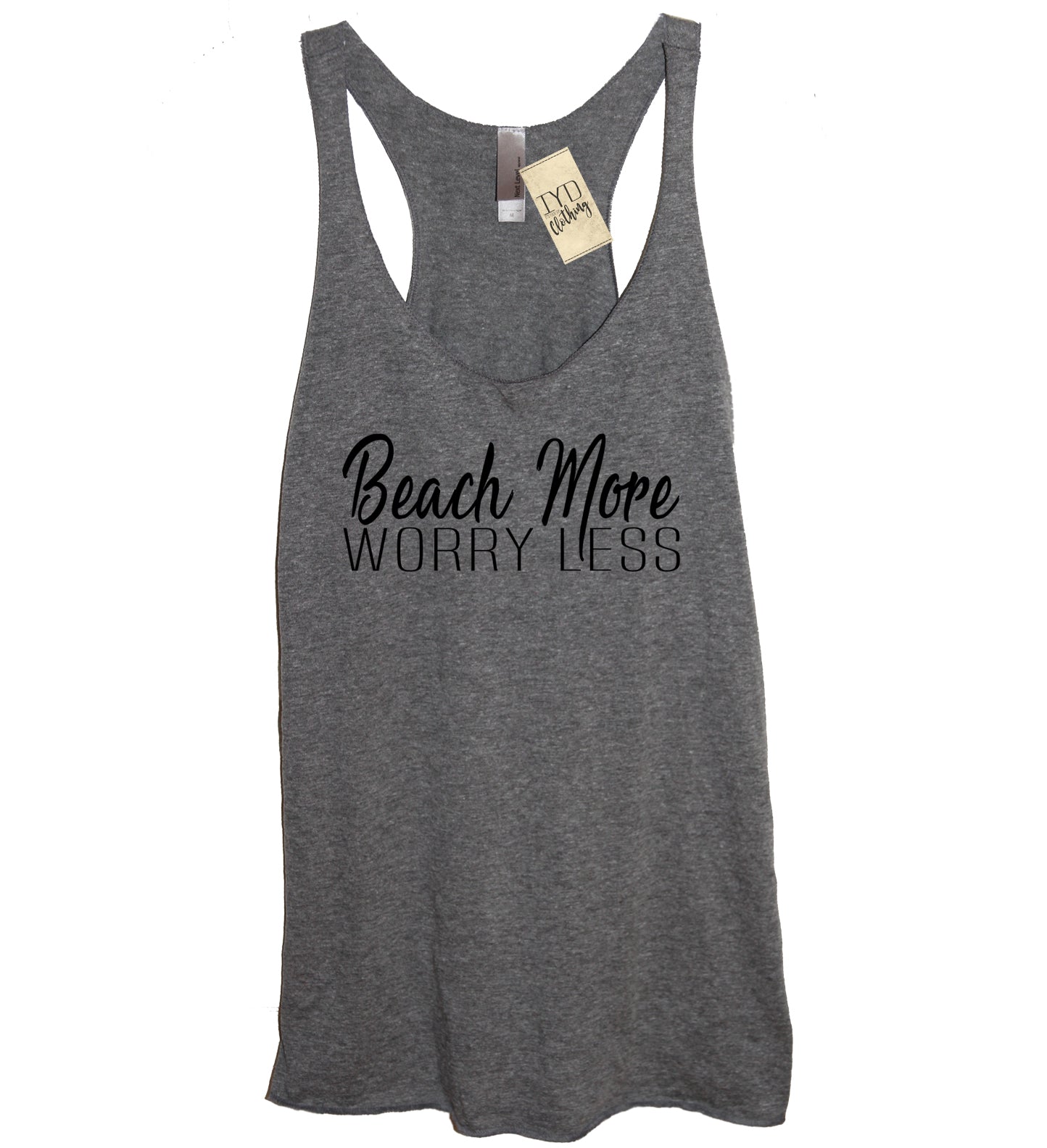 Beach More Worry Less Tank – It's Your Day Clothing